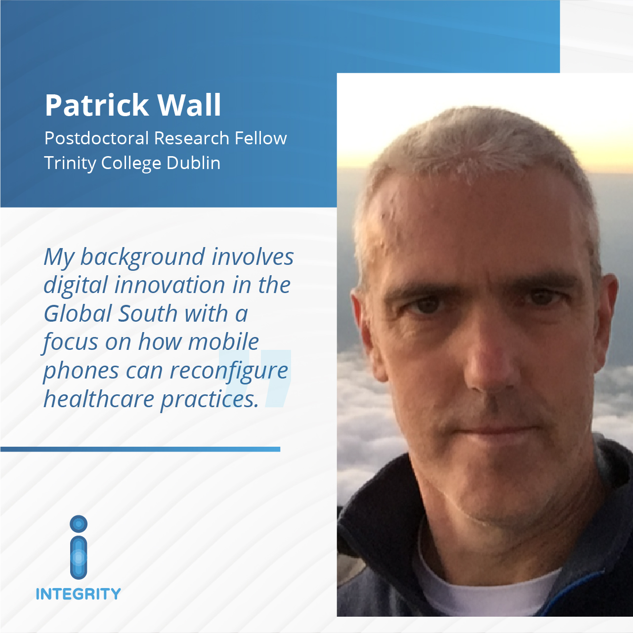 H2020 INTEGRITY - Patrick Wall (Trinity College Dublin)